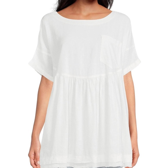 We The Free | Tops | Free People Womens Moon City Top White | Poshmark